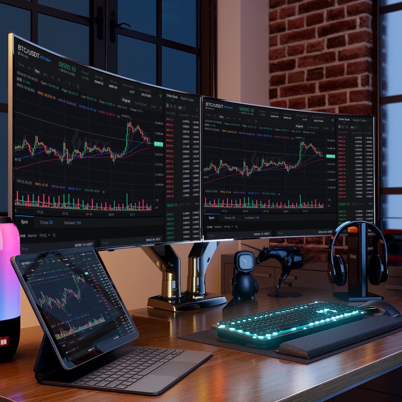 Dual Monitor Mounts – Huanuo