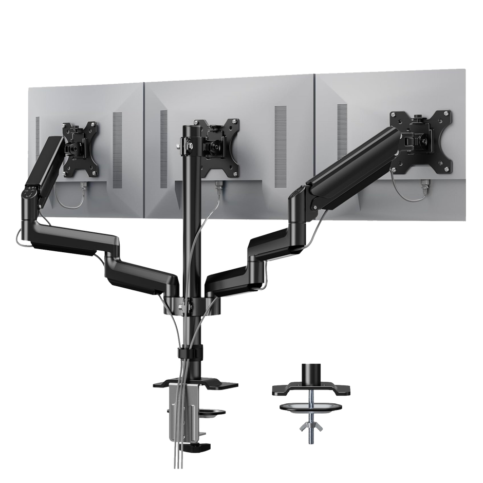 Triple Monitor Mount | Maximize Your Workspace Efficiency – HUANUO