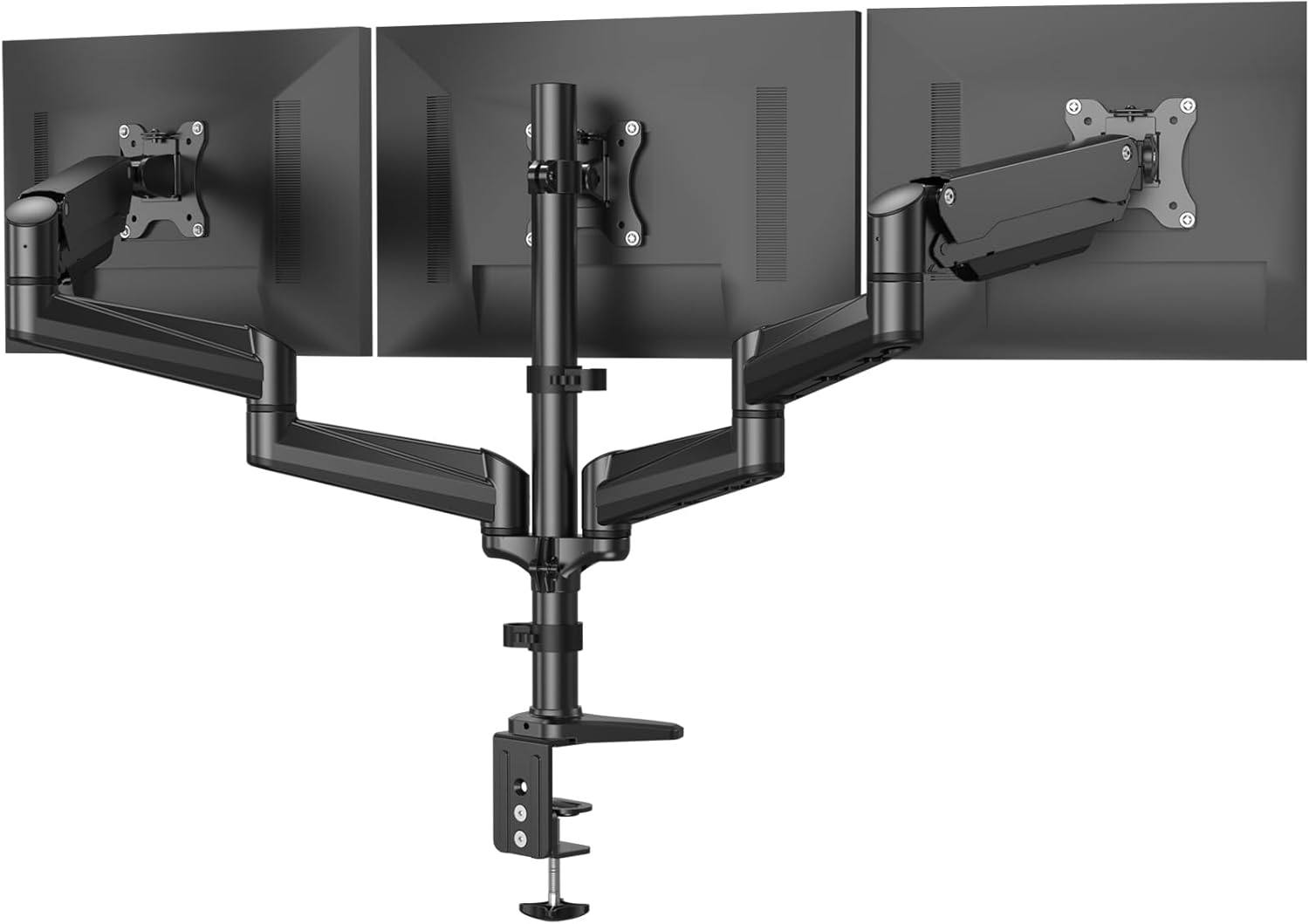 Triple Monitor Mount | Save Space & Stay Comfortable – HUANUO
